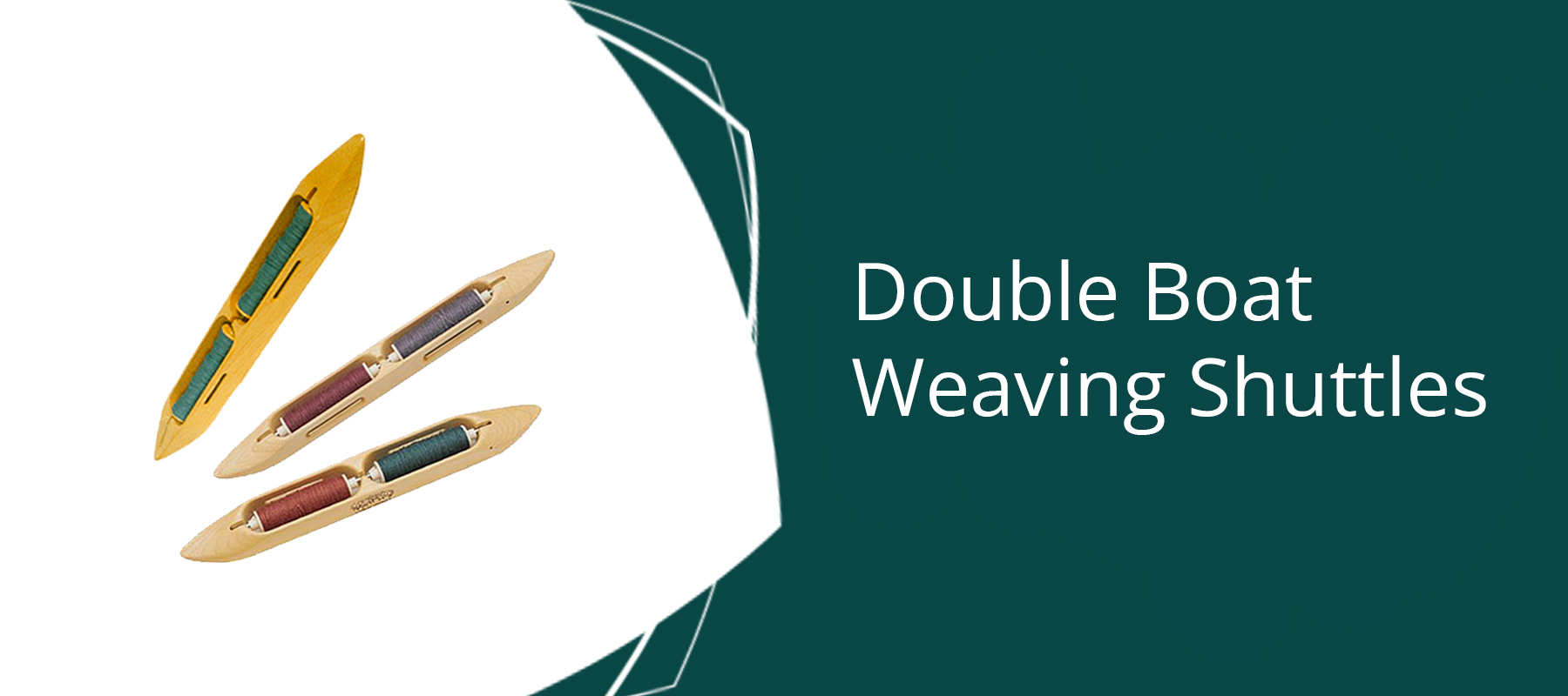 Double Boat Weaving Shuttles | Thread Collective Australia