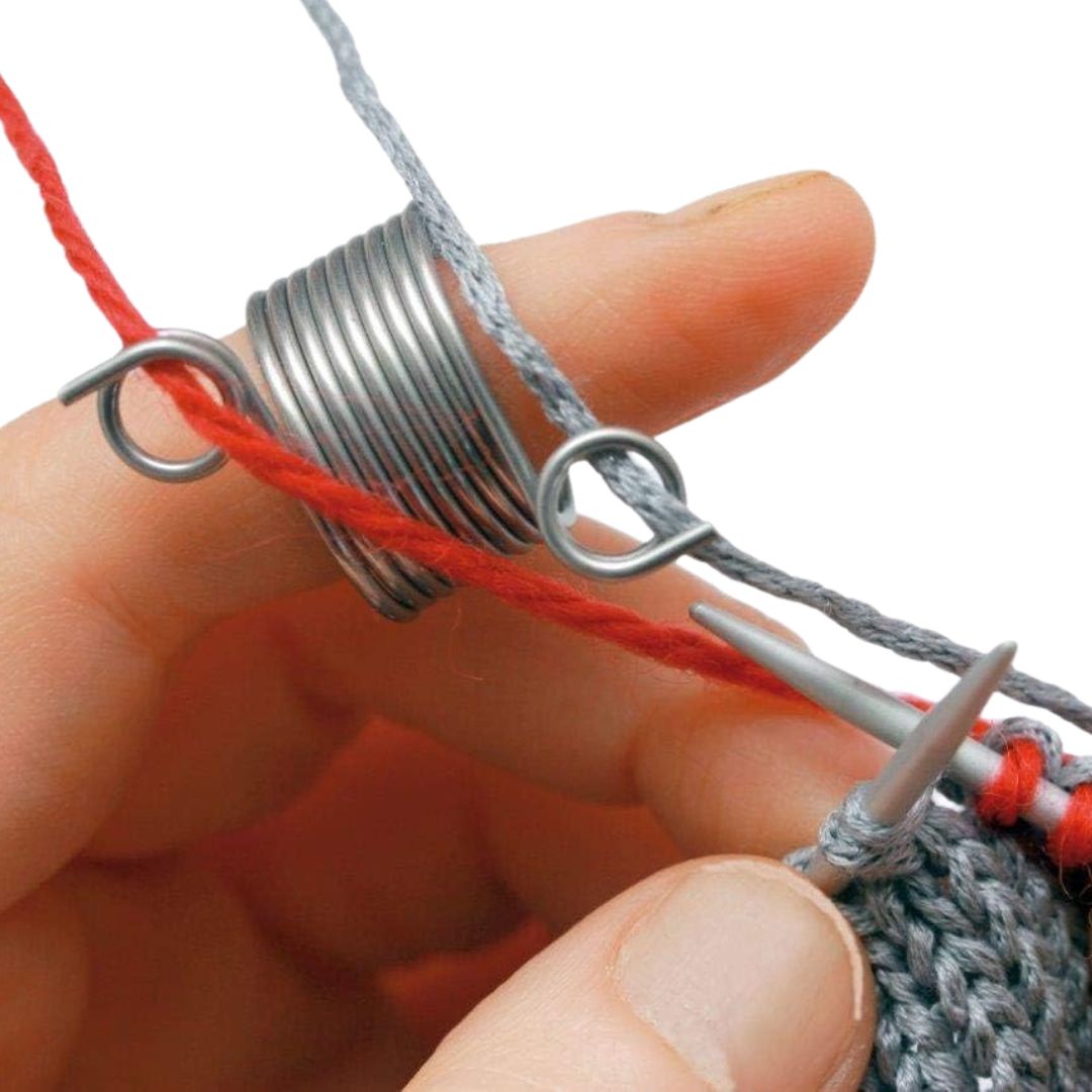 Addi Knitting Thimble with Yarn Guide | Thread Collective Australia
