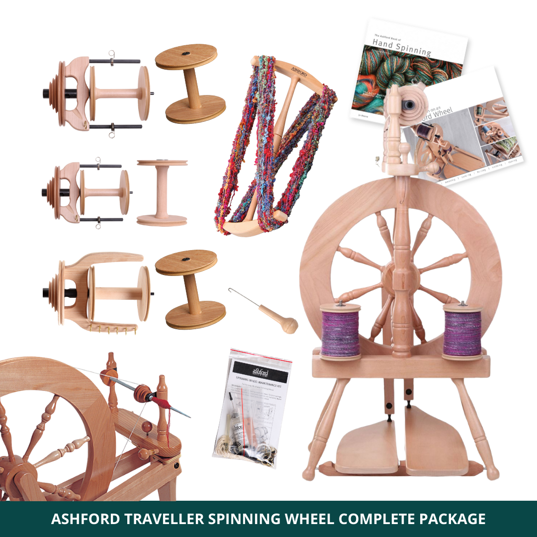 Ashford Traveller Spinning Wheel Complete Package | Thread Collective