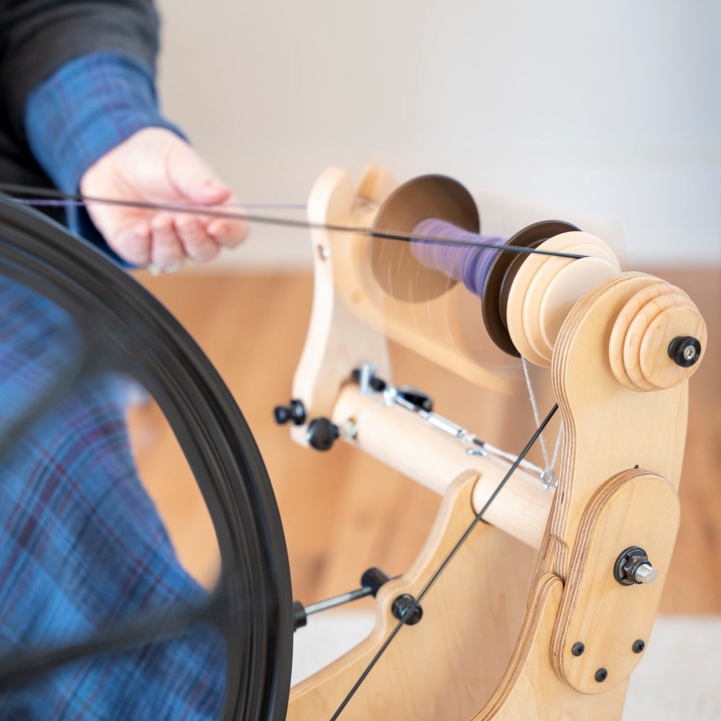 Schacht Flatiron Spinning Wheel | Thread Collective Australia