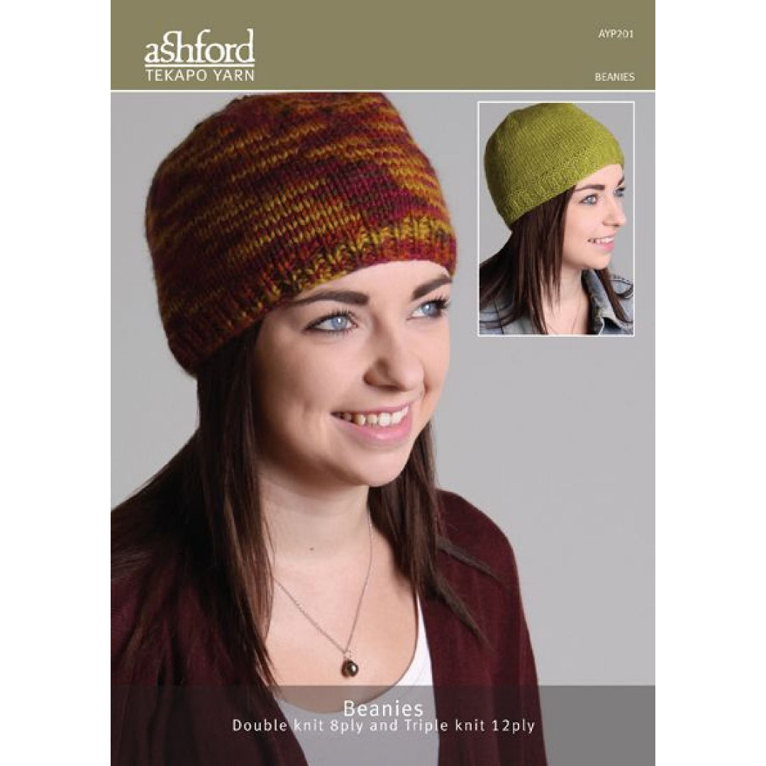 Ashford Pattern - Tekapo Yarn - Beanies – Thread Collective
