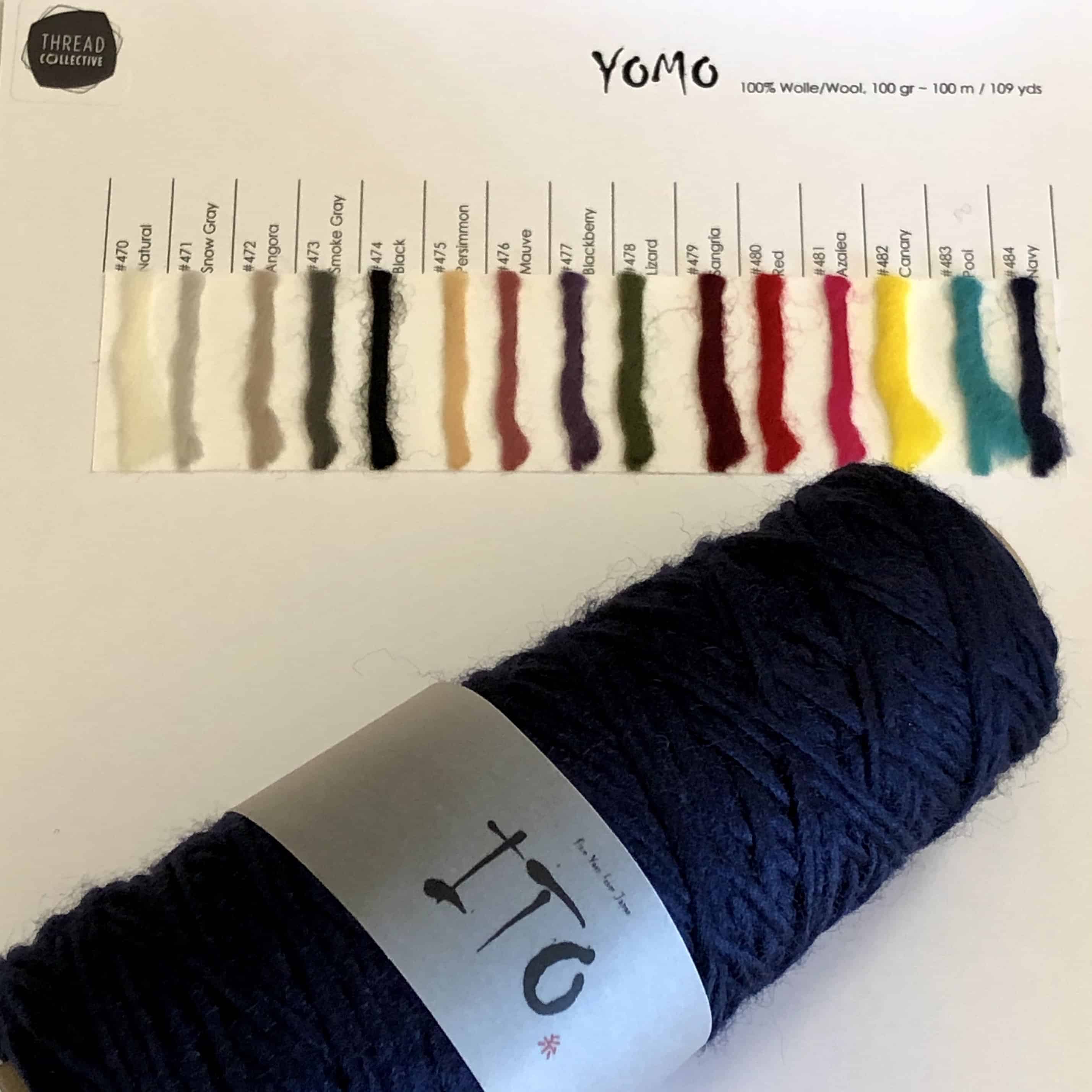 ITO Yomo Colour Cards - Wool Roving Yarn | Thread Collective Australia